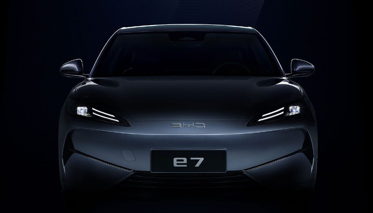 BYD Teases New e7 Electric Sedan Amid Wave of Model Launches