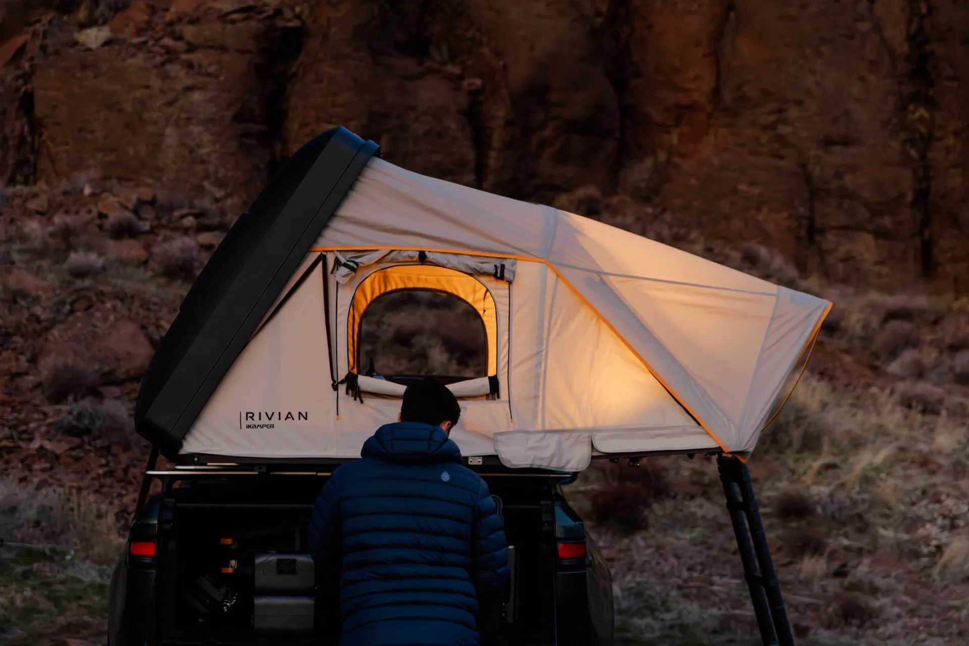 Rivian Owners Get Exclusive iKamper Rooftop Tent Option