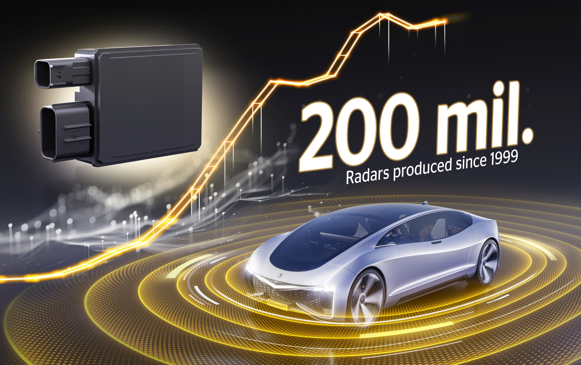 Continental Reaches Milestone of 200 Million Radar Sensors Produced