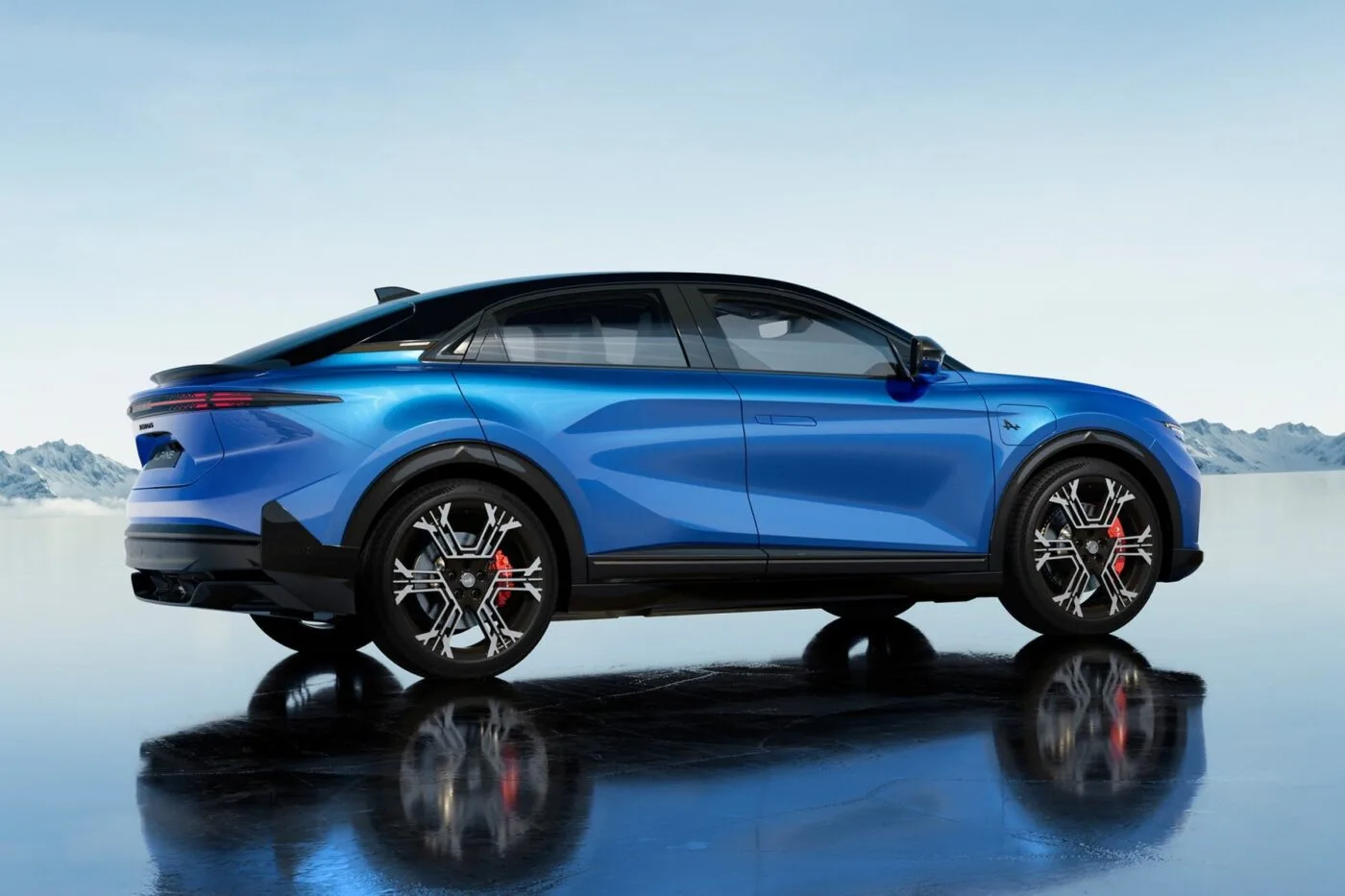 Renault's Alpine Unveils A390 Electric Sport Fastback with Three-Motor ...