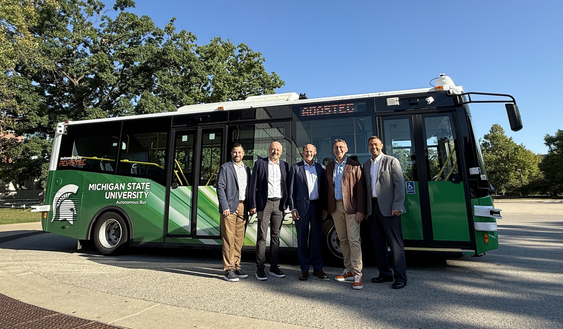 ADASTEC Launches Automated Electric Bus at Michigan State University