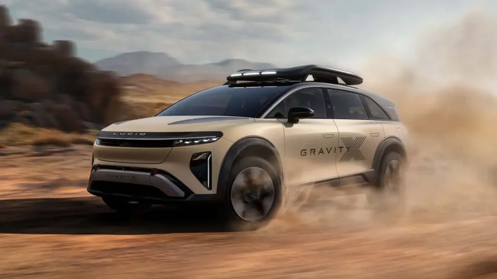 Lucid Unveils Gravity X Concept SUV with Off-Road Enhancements, 828 ...