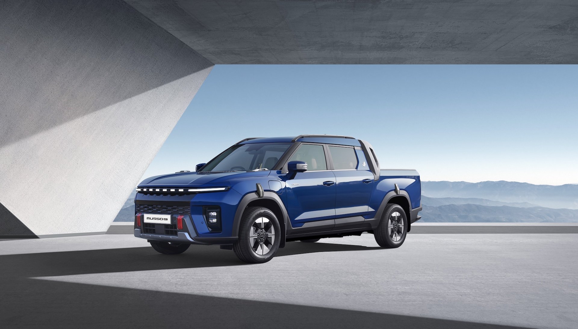 KGM Motors UK Unveils Musso EV Pick-Up with 290-Mile Range