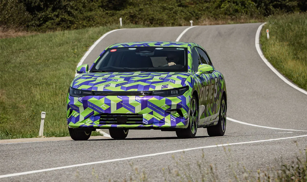 Leapmotor Reveals Camouflaged Lafa 5 Ahead of Munich Debut