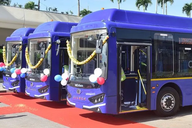 Eicher Delivers Electric Buses to IndiGo for Bengaluru Airport