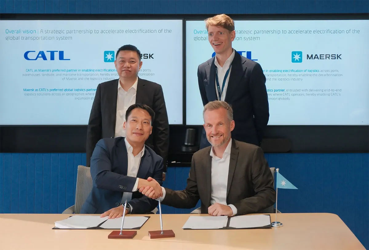 CATL Expands Global Partnership with Maersk to Boost Supply Chain ...
