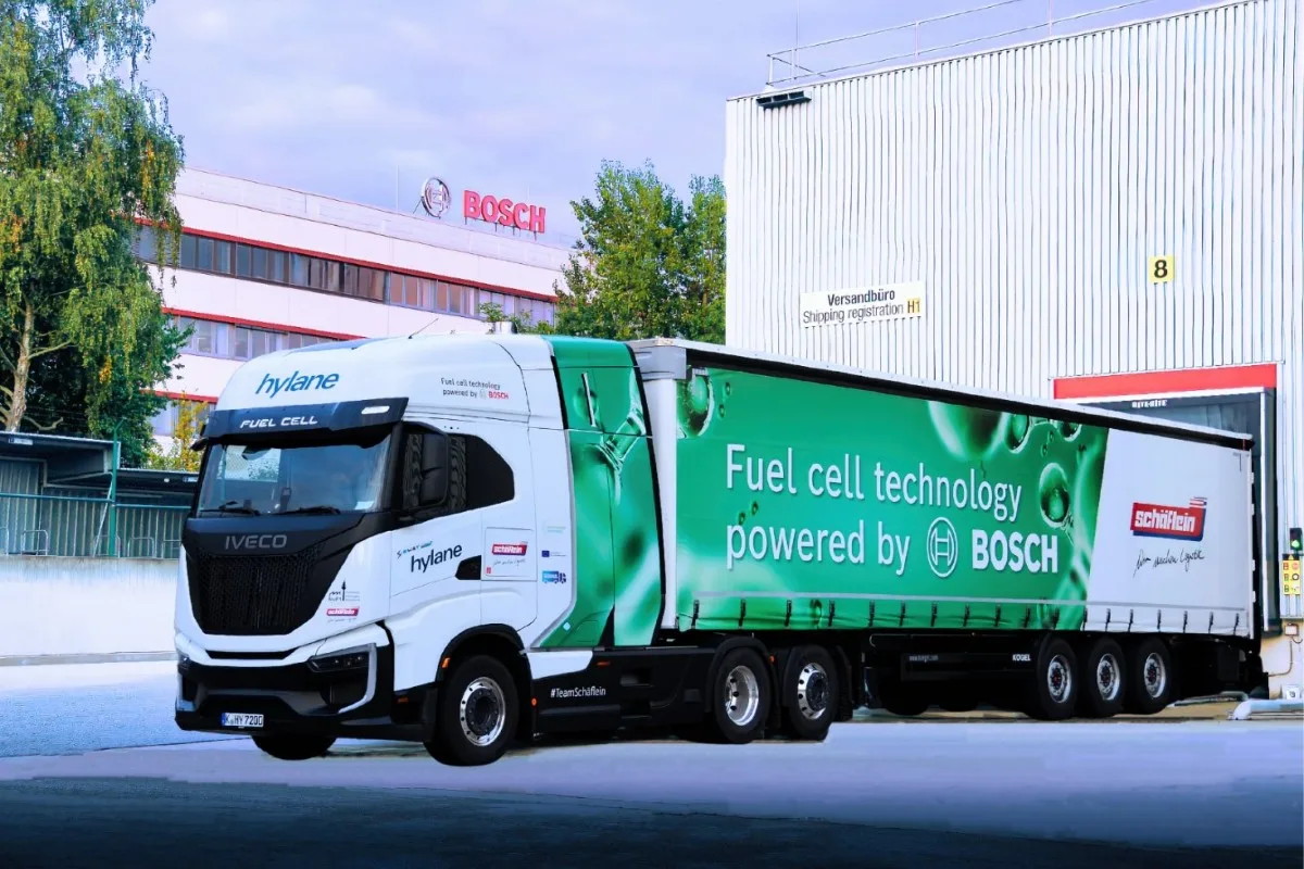 Bosch Launches First Hydrogen Truck for Factory Logistics in Germany