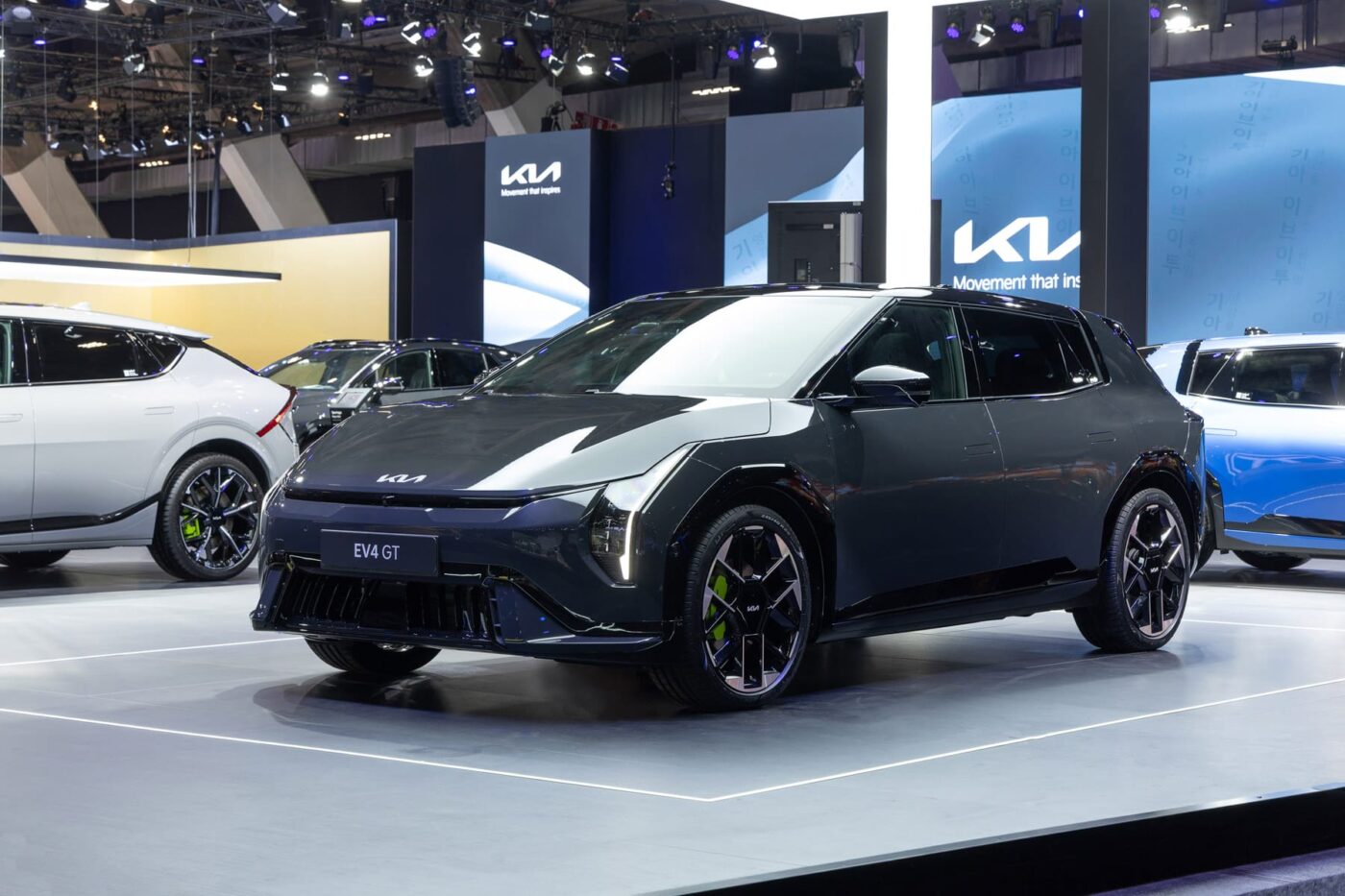 Kia Unveils GT Variants of EV3, EV4 and EV5 at Brussels Motor Show