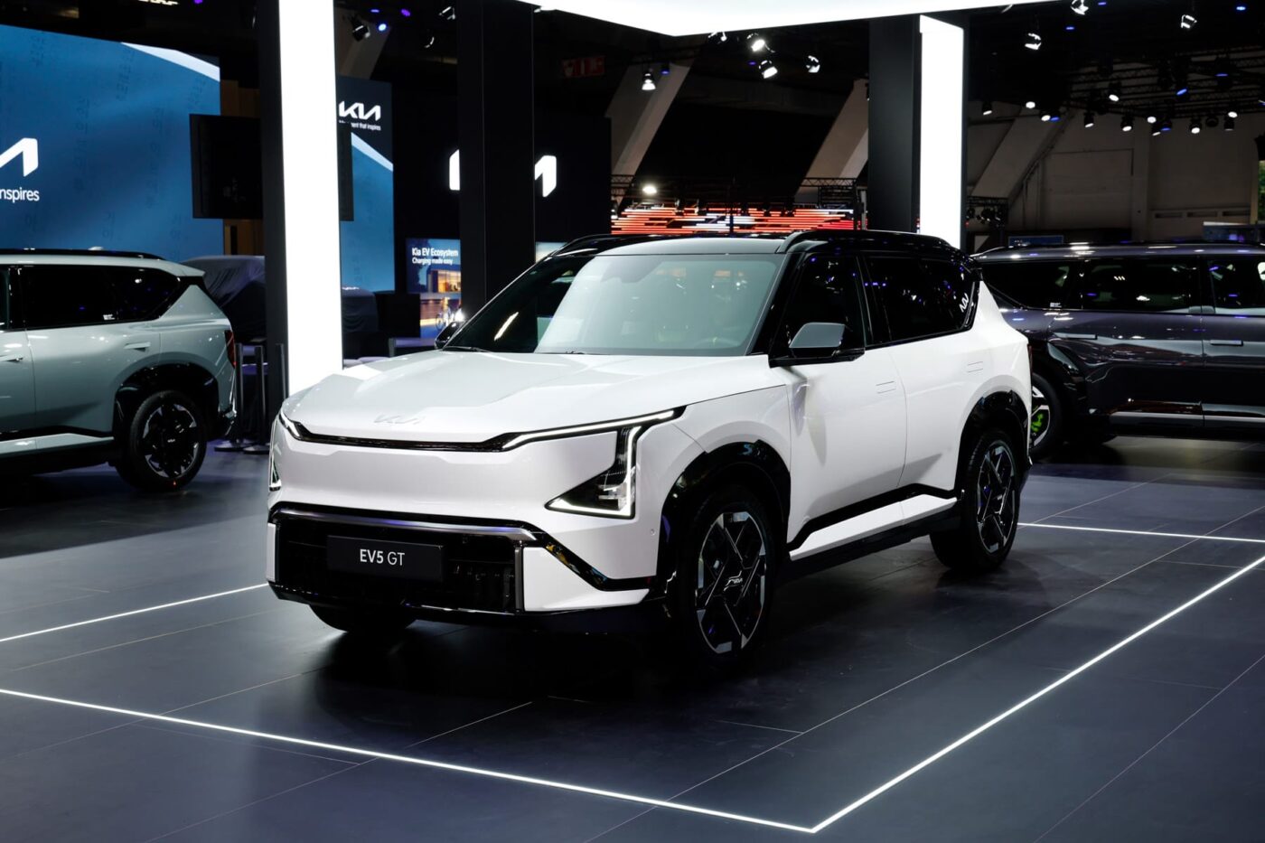 Kia Unveils GT Variants of EV3, EV4 and EV5 at Brussels Motor Show