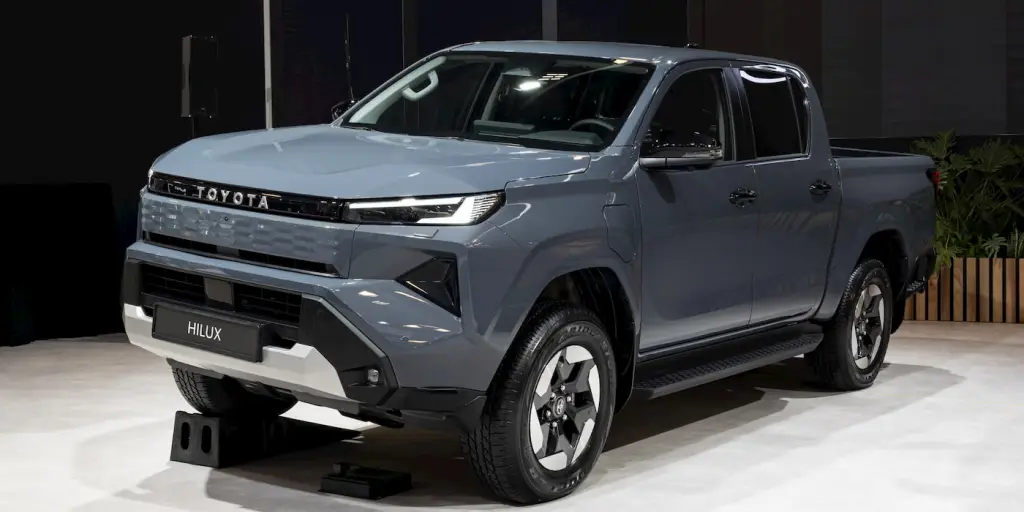 Toyota Debuts All-Electric Hilux Pickup in Europe at Brussels Motor Show