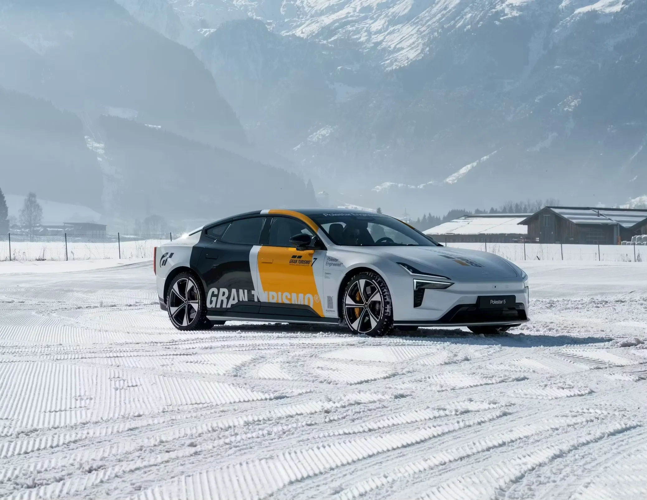 Polestar 5 Makes Public Track Debut at Austria’s FAT Ice Race